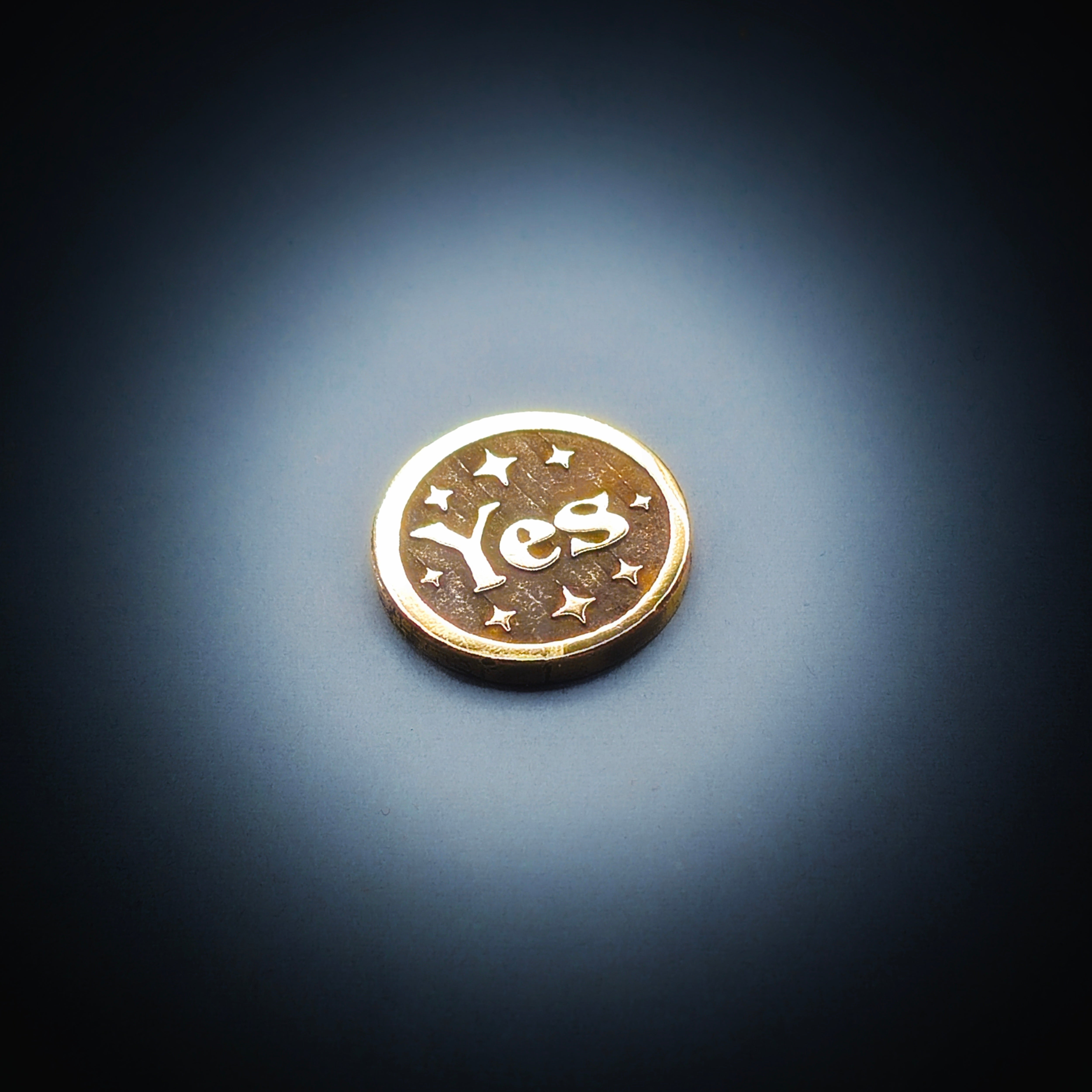 Yes/No Divination Coin – Alchemy + Arcana
